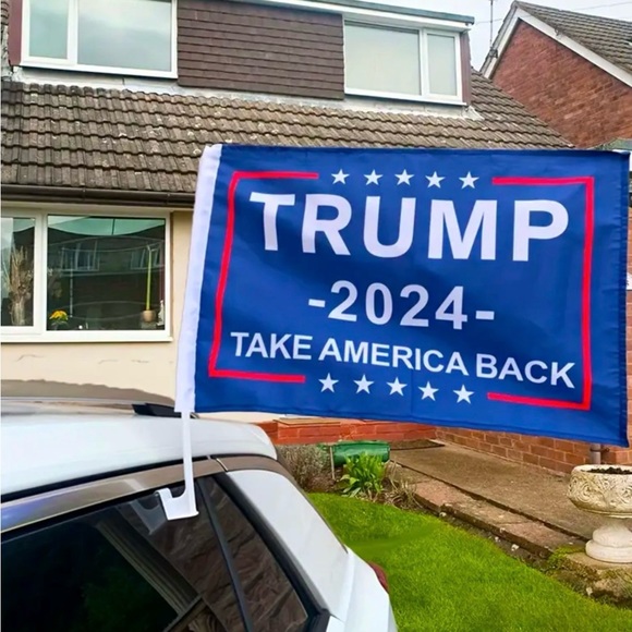 Accessories | Trump 224 Take America Back One Sided Car Window Election ...